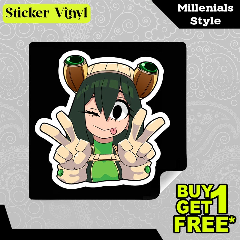 Jual Stiker Sticker My Hero Academia Tsuyu Asui Karakter Anime Jepang ...