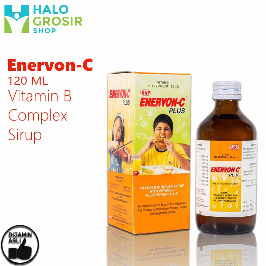 Jual Enervon C Plus Syrup - 120 mL Multivitamin Anak | Shopee Indonesia