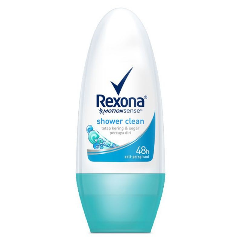 Jual Rexona Women Anti Perspirant Deodorant Roll On Shower Clean 45ml | Shopee Indonesia