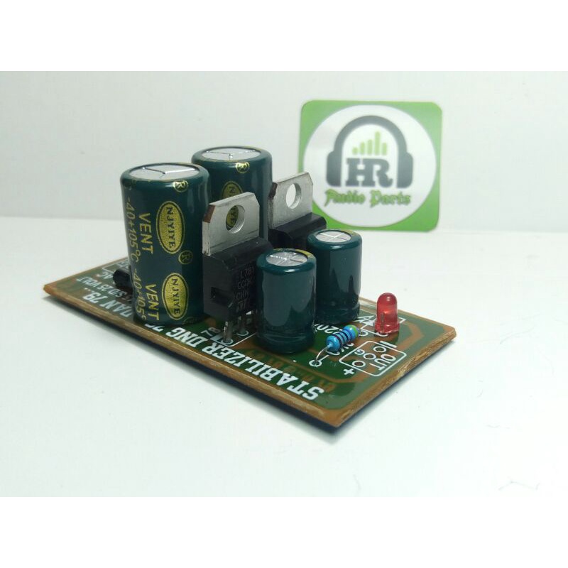 Jual Kit PSU Regulator AC trafo to CT 12V or CT 15V Simetris 7812 or 7815 for Tone Control ...