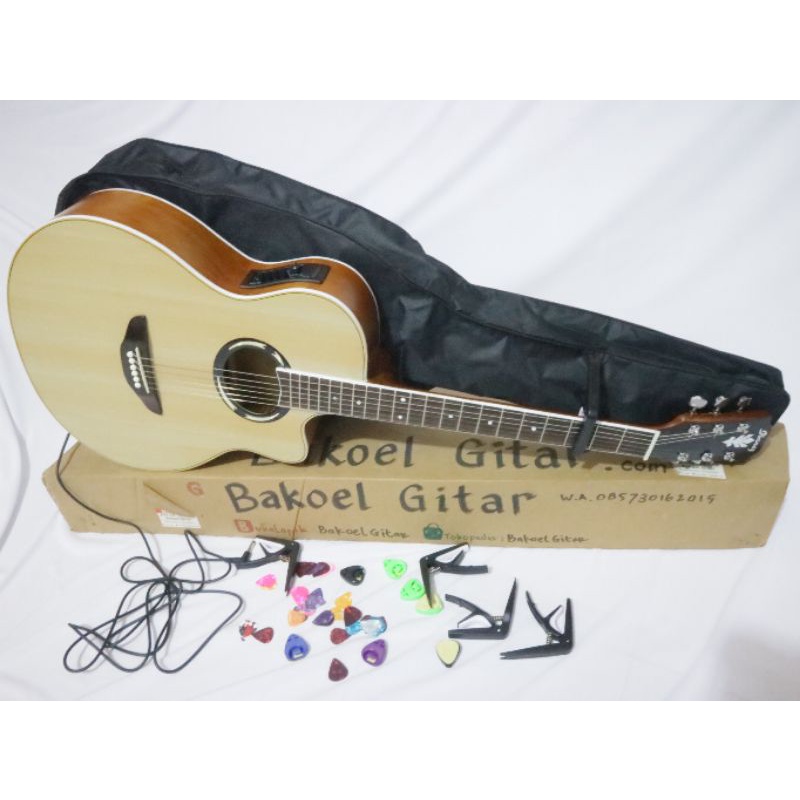 Jual Gitar akustik elektrik TerMurah Bonus komplit dan GARANSI only ...