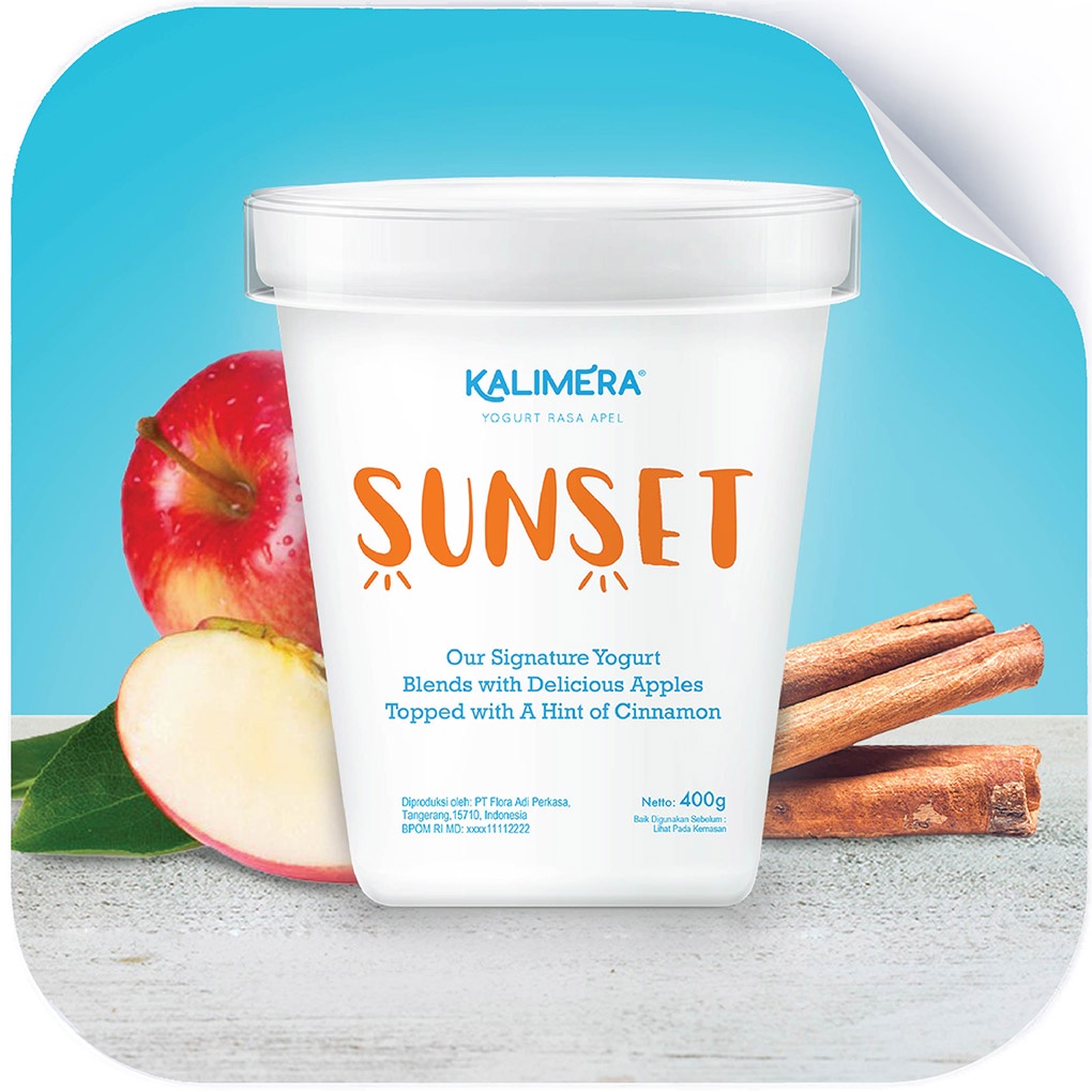 Jual Kalimera® Greek Yogurt Sunset 400g Apel | Shopee Indonesia