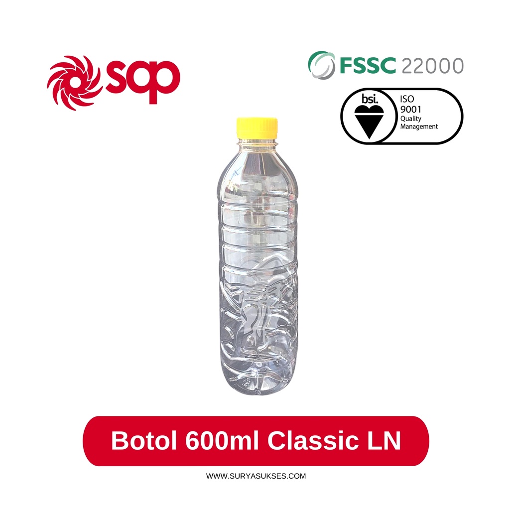 Jual Botol Classic 600 ML 14 Gr LN - 1 polybag Isi 84 Pcs (GOJEK ONLY ...