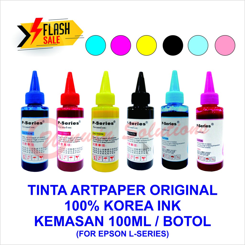 Jual Tinta Art Paper F1 Ink Refill Printer Epson L1300 L1800 T1100 1390 ...