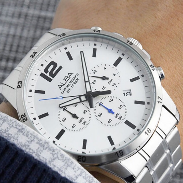 Jual ALBA AT3E85 Active Chronograph Stopwatch ORIGINAL | Shopee Indonesia