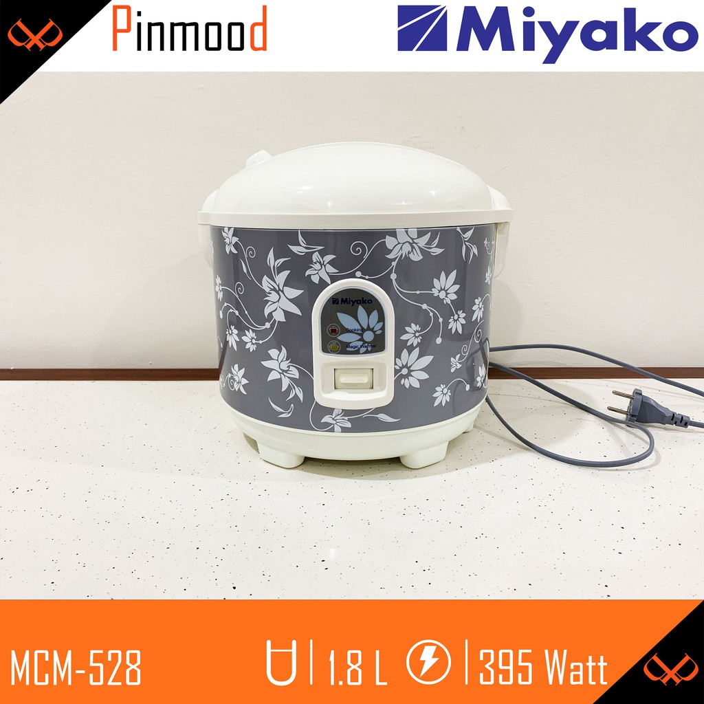 Jual SILVER FLOWER MIYAKO MAGIC COM // RICE COOKER MCM-528 [ 1.8 LITER ...