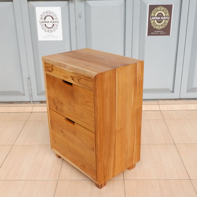 Jual Nakas Minimalis 2 Drawer | Shopee Indonesia