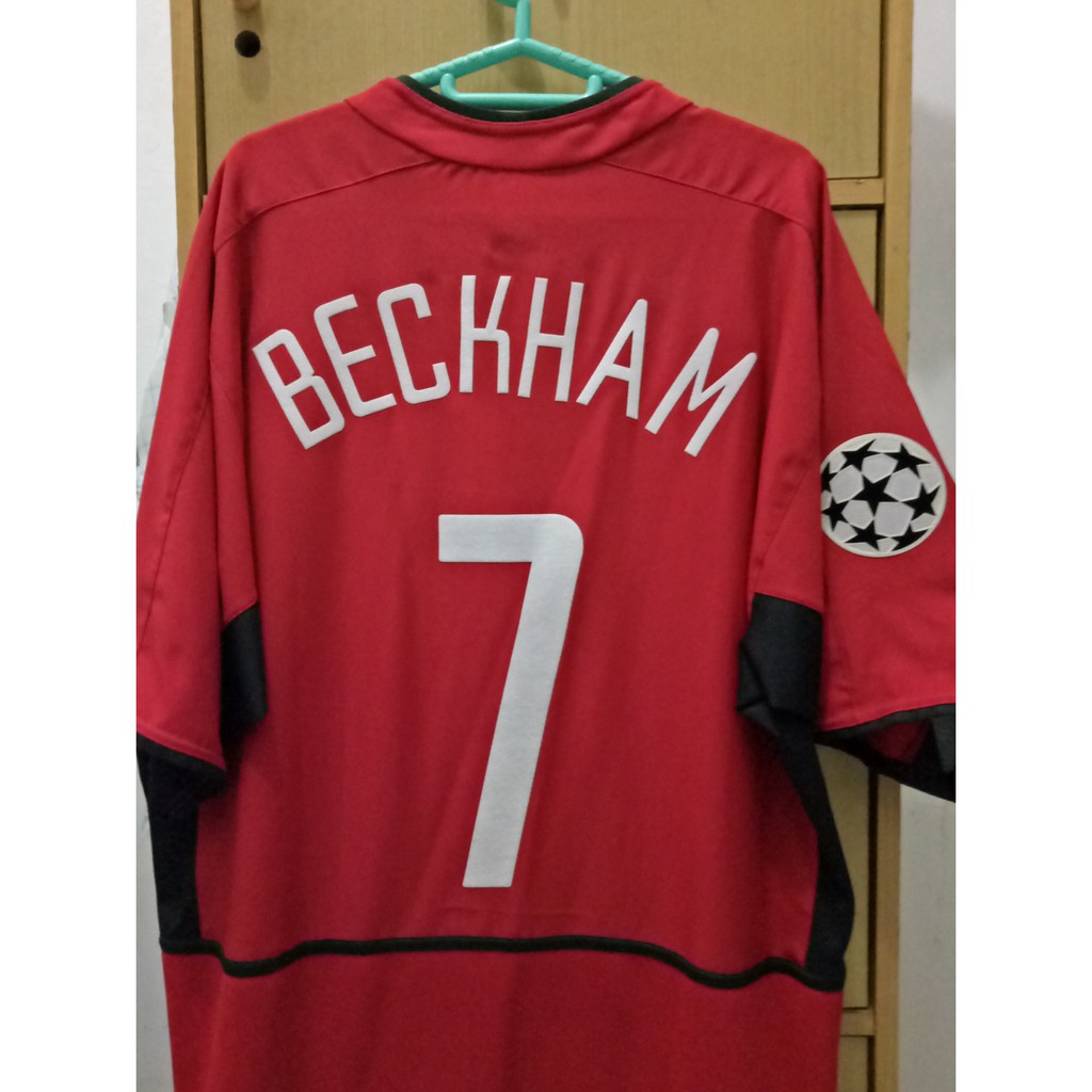Jual Jersey Manchester United Home 2003 - 2004 (Beckham Last Season in ...