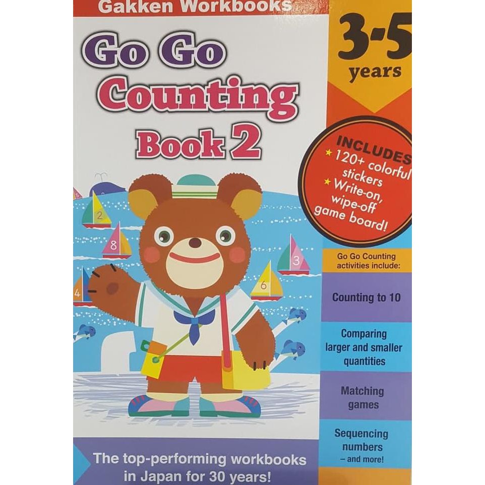 Jual Gakken Workbooks 3-5 Years Counting Work Book Gakken | Shopee Indonesia