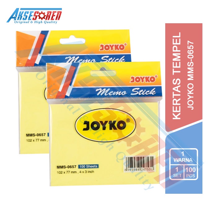 Jual KERTAS MEMO JOYKO POLOS [MMS-0657] / MEMO STICK JOYKO SEDANG ...