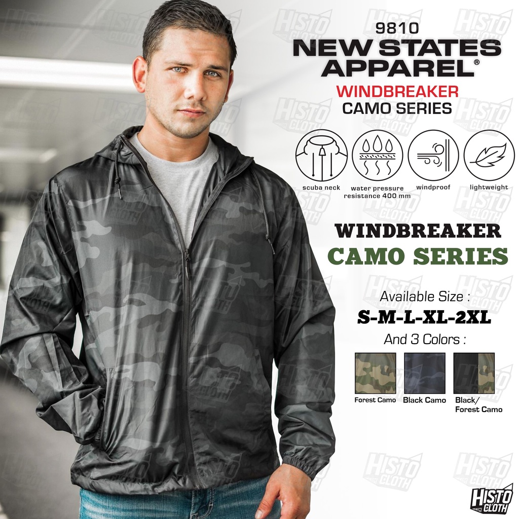 Jual NSA Lightweight Windbreaker Camo/ Army Series Jaket Waterproof ...
