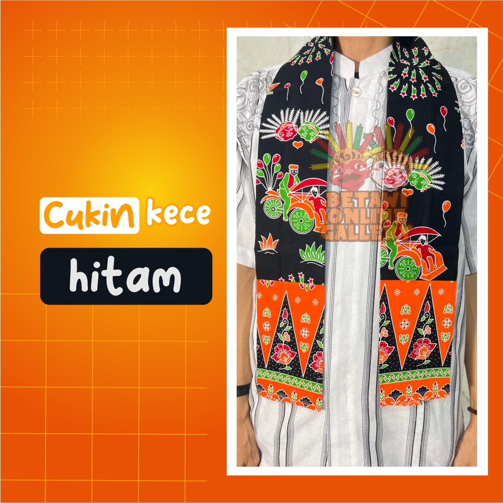 Jual Cukin Syal atau Selempang Kain Batik Betawi [SATUAN] | Shopee ...