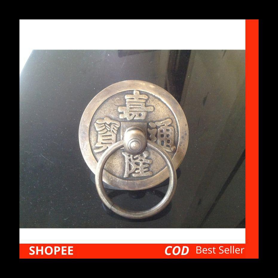 Jual Handle / ring pull / tarikan pintu kuningan antik GBY 054 Asli ...