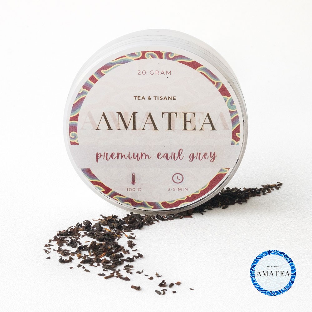 Jual AMATEA Premium Earl Grey Tea 20 gram | Shopee Indonesia