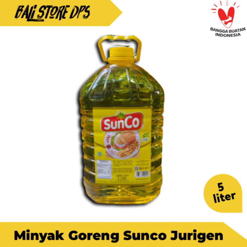 Jual SUNCO MINYAK GORENG JURIGEN 5 LITER / 5L / 5 Lb/ 5 LTR | Shopee ...