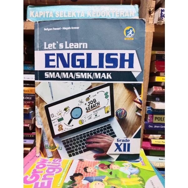Jual buku bahasa Inggris/ let's learn english kelas 12/XII/3 sma/smk/mak bailmu revisi | Shopee ...