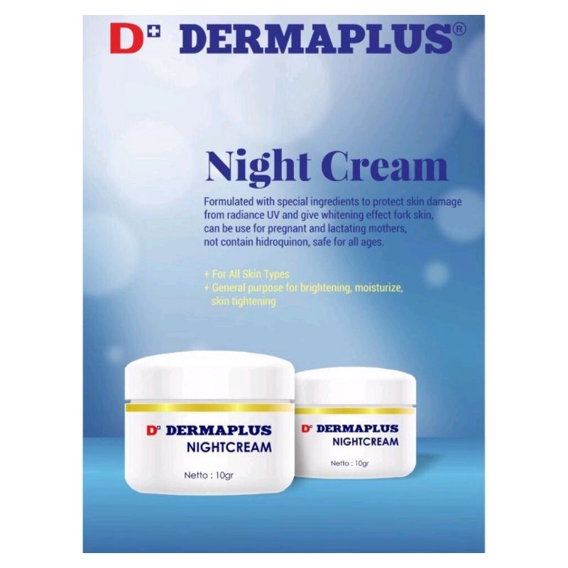 Jual dermaplus night cream | Shopee Indonesia