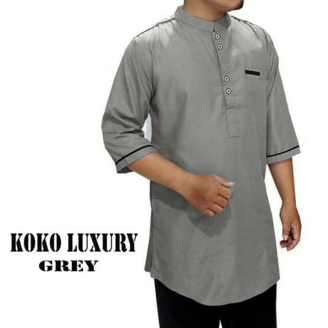 Jual Baju Muslim Koko Hamish Luxury Model Baru Pakistan India Busana ...