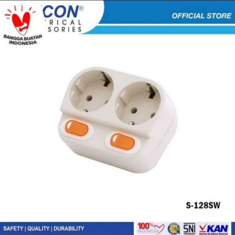 Jual UTICON STOP KONTAK ARDE + SAKLAR | Shopee Indonesia