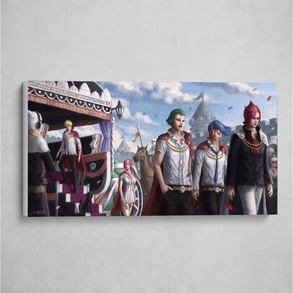 Jual Poster Anime Art Print One Piece Vinsmoke Germa 66 Sanji Reiju