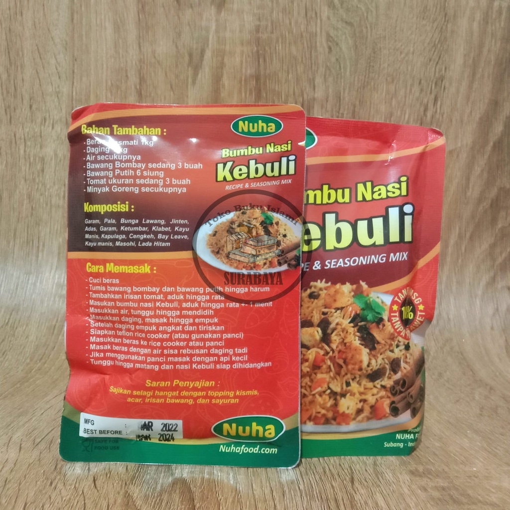 Jual Bumbu Nasi Kebuli Instant 100% NON MSG & PENGAWET Bumbu Nasi ...
