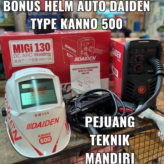 Jual MESIN LAS CO2 DAIDEN MIGi 130 2T/4T - TRAFO LAS CO CO DAIDEN MIG 130 | Shopee Indonesia