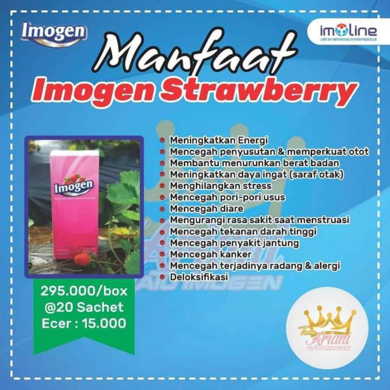 Jual IMOGEN STRAWBERRY ORIGINAL | IMOGEN STRAWBERRY | MEMBER ASLI ...
