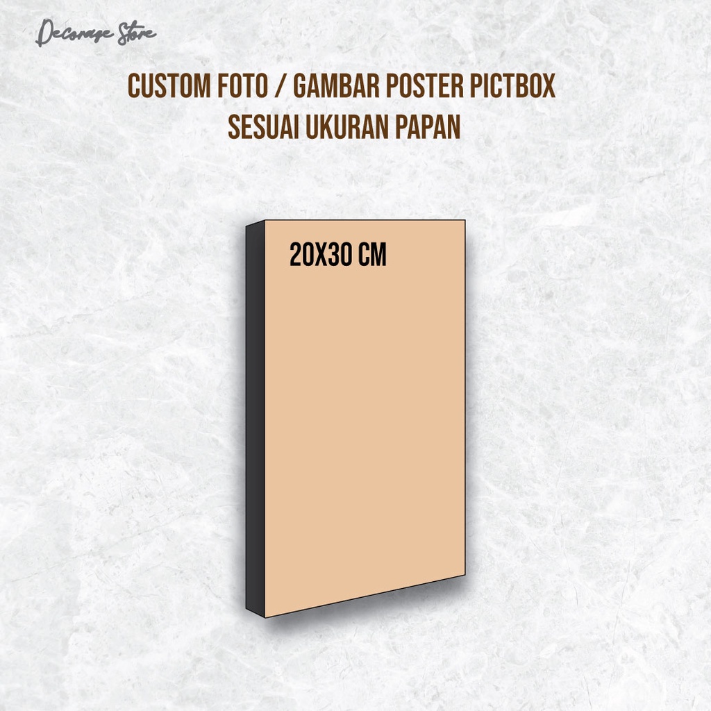 Jual Custom Gambar / Desain Sesuai Pesanan Pajangan Dinding Frame Kayu ...