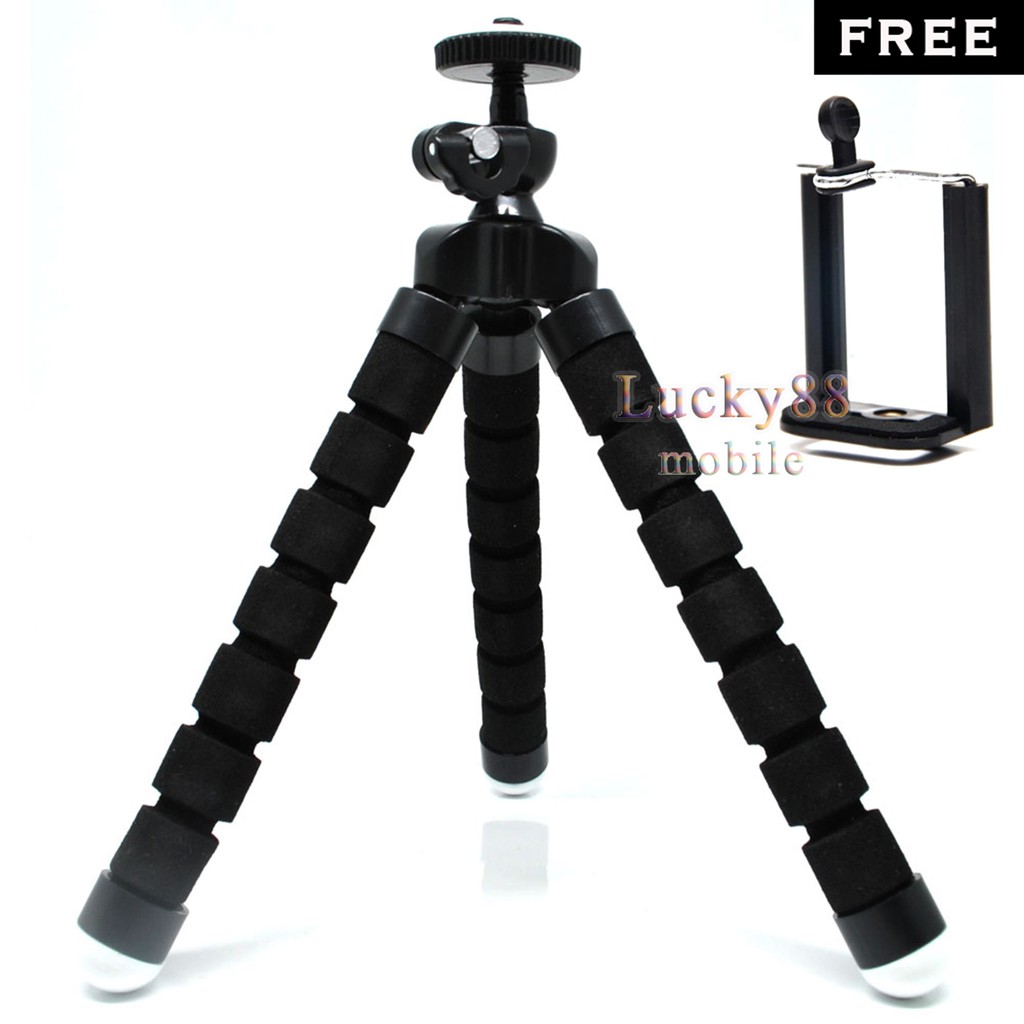 Jual TRIPOD FLEKSIBEL SPIDER HP KAMERA MINI GORILLA POD PHONE HOLDER U ...