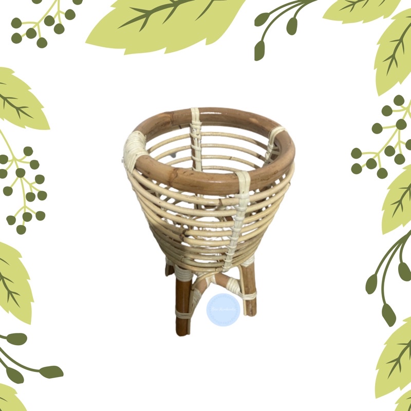 Jual Pot Rotan / Case Pot tanaman / Vas rotan | Shopee Indonesia