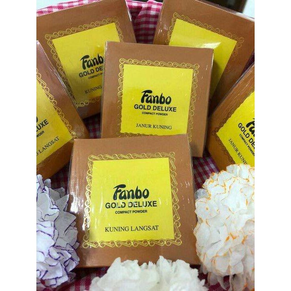 Jual FANBO GOLD DELUXE COMPACT POWDER-FANBO | Shopee Indonesia