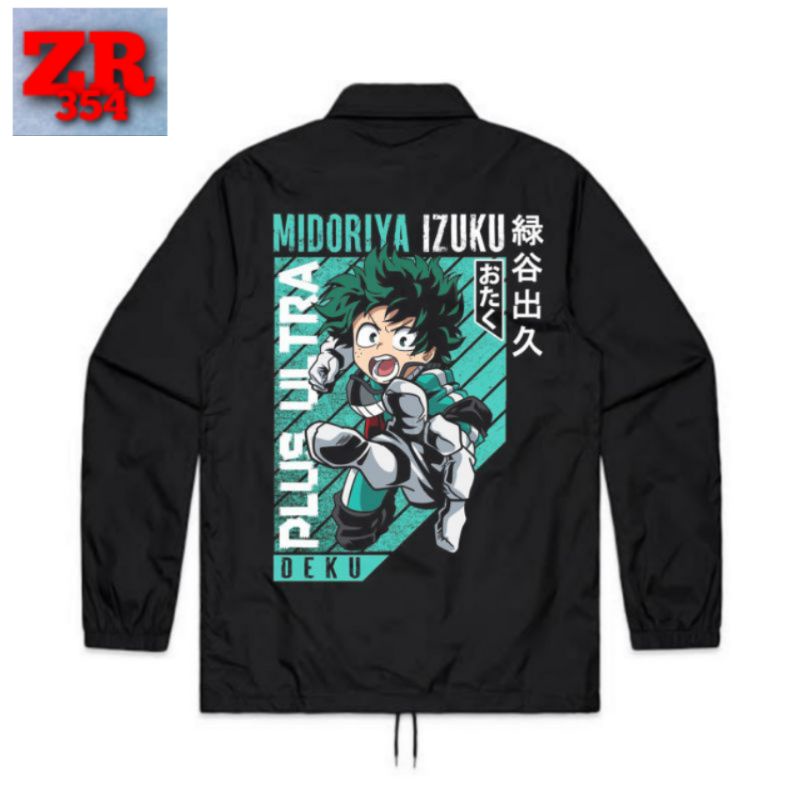 Jual JAKET COACH ANIME MY HERO ACADEMIA - MIDORIYA IZUKU | WINDBREAKER ...