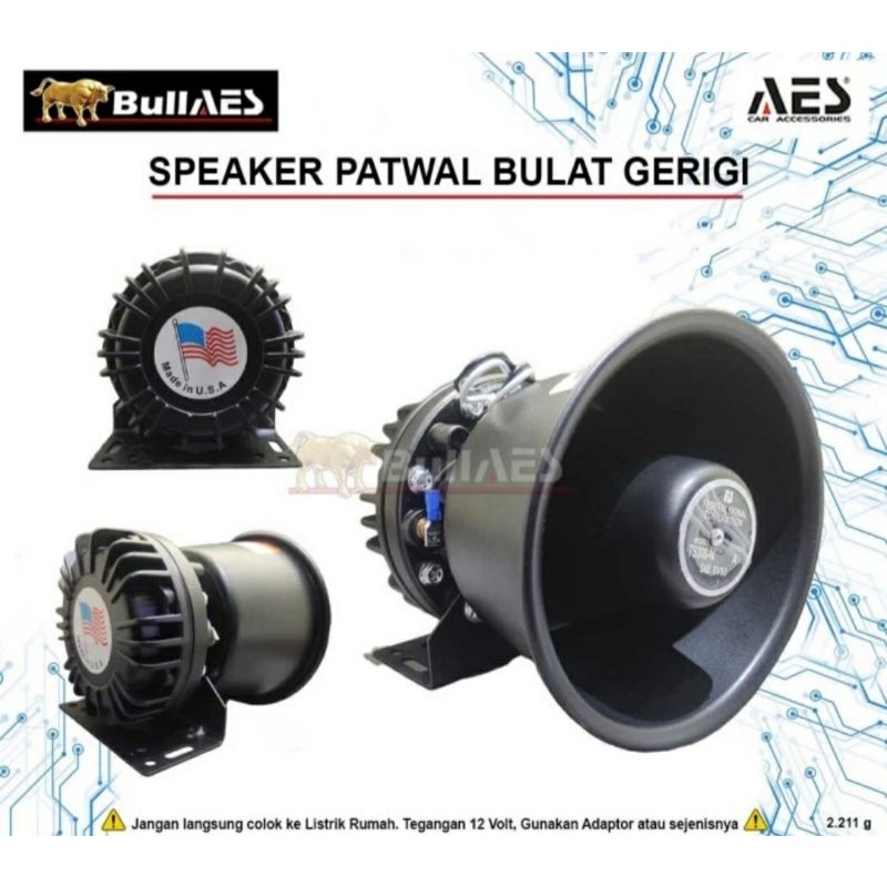 Jual Speaker Sirine Patwal TS300N 300 WATT Bulat Besi Grigi / Toa ...