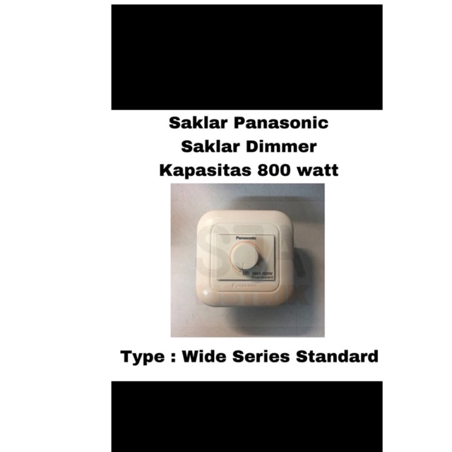 Jual Saklar dimmer dimer panasonic sakelar redup panasonic 500w 800w ...