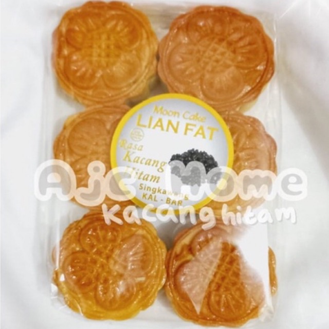Jual MOON CAKE LIAN FAT KACANG HITAM / MOONCAKE LIAN FAT TAUSA HITAM ...