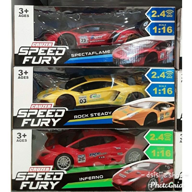 Jual Cruzer Speed Fury Remote Control Sport Car Original / Mainan Mobil ...