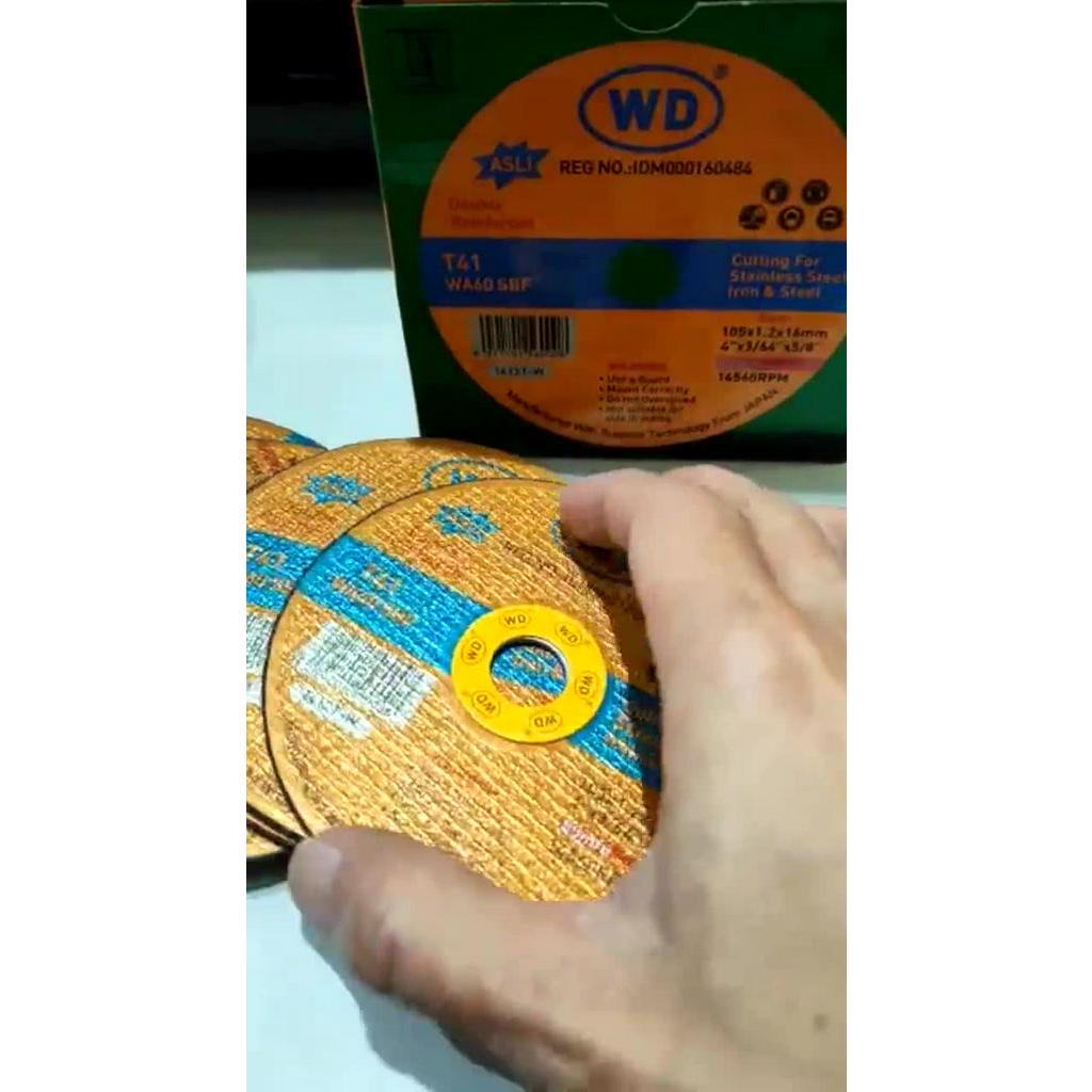 Jual WD Resibon Potong Gerinda Ukuran 4" (Batu Potong WD 4" X 1,2mm ...
