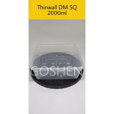 Jual Thinwall/Food Container DM 2000ml SQ (isi 150 pcs) | Shopee Indonesia