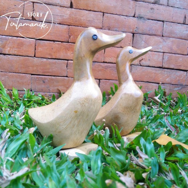 Jual PATUNG BEBEK KAYU | Shopee Indonesia