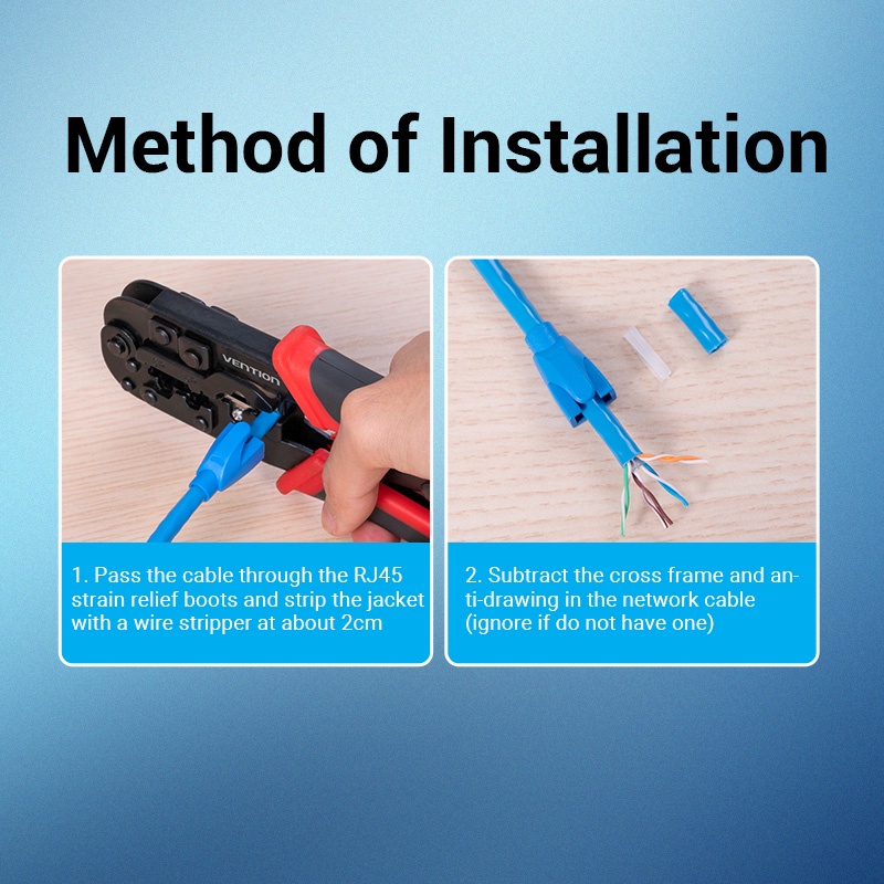 Jual Vention Plug Boot Connector RJ45 Strain Relief Boots Konektor ...