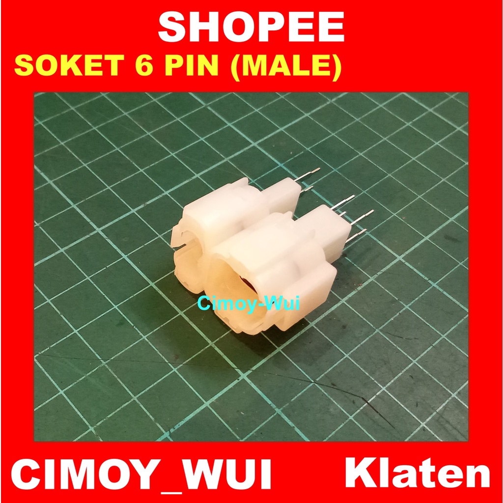 Jual Soket konektor cdi shogun tiger megapro gl pro neotech male socket ...