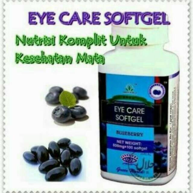 Jual EYE CARE SOFT GEL ( OBAT MATA RABUN, KATARAK, PLUS/MINUS HERBAL ...