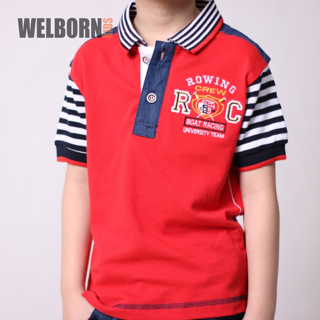 Jual Welborn Kids Red Rowing (Polo Shirt) | Shopee Indonesia