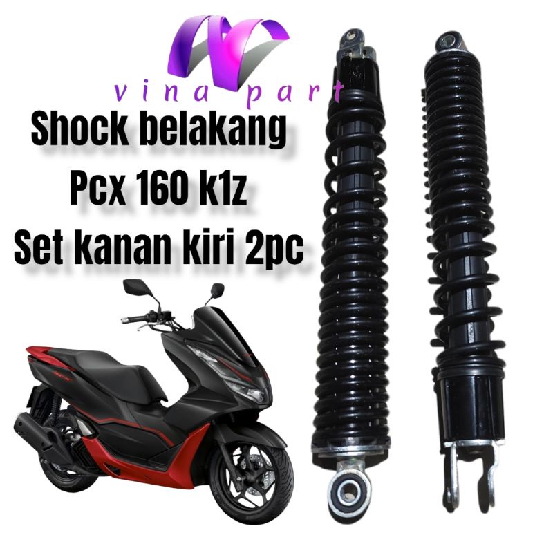 Jual shock belakang pcx 160 K1Z set kanan kiri 2pc original | Shopee ...