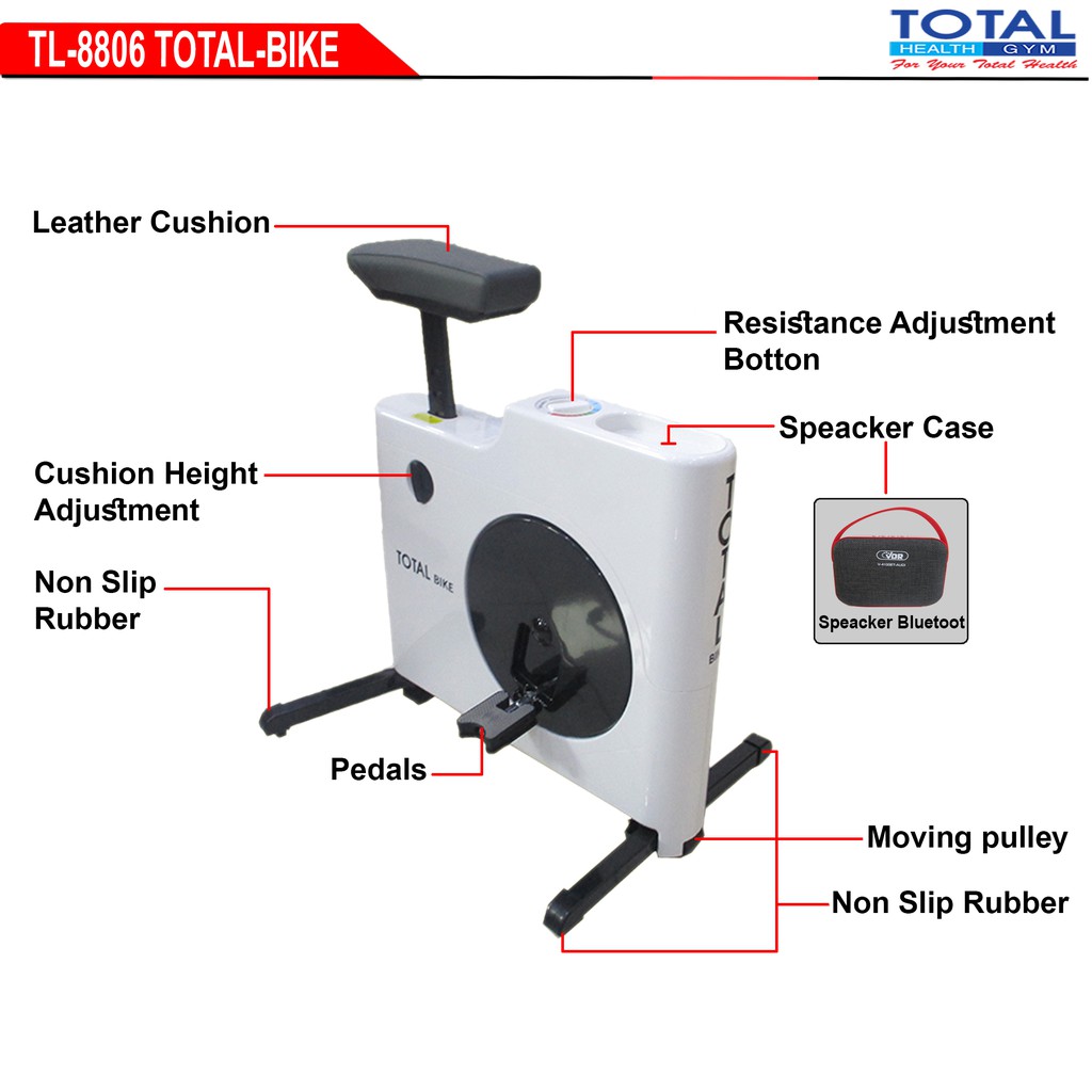 Jual Sepeda Statis Portable Magnetik Tl8806 | Total Bike Tl-8806 ...