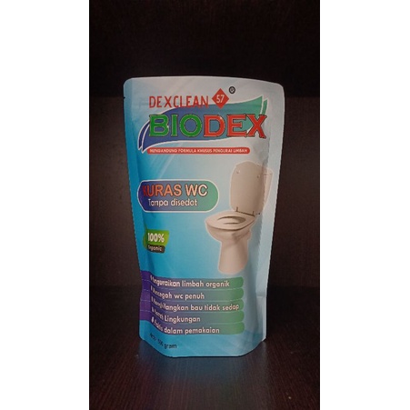 Jual KURAS WC TANPA DISEDOT / 500 gram BIODEX SERBUK PENGURAI LIMBAH ...