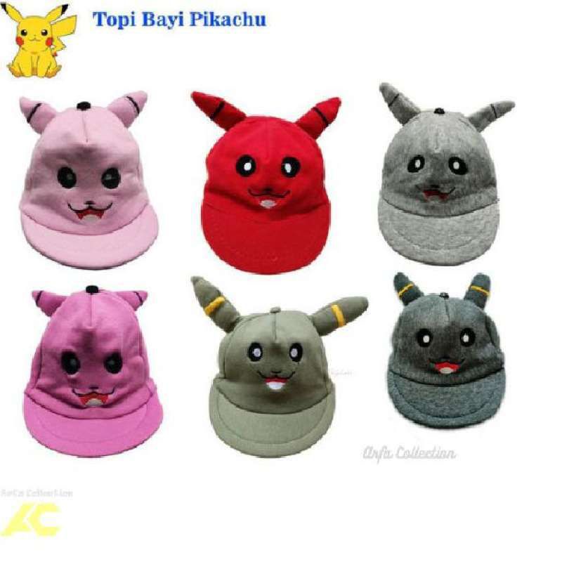 Jual Topi Pikachu Topi Pokemon Topi Karakter Animasi Topi Anak anak ...