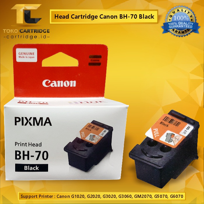 Jual Print Head Cartridge BH70 BH-70 Black New Original, Printer Canon ...
