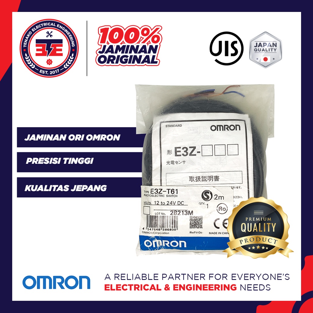 Jual Omron E3Z-T61 Compact Photoelectric Sensor Original Omron | Shopee Indonesia
