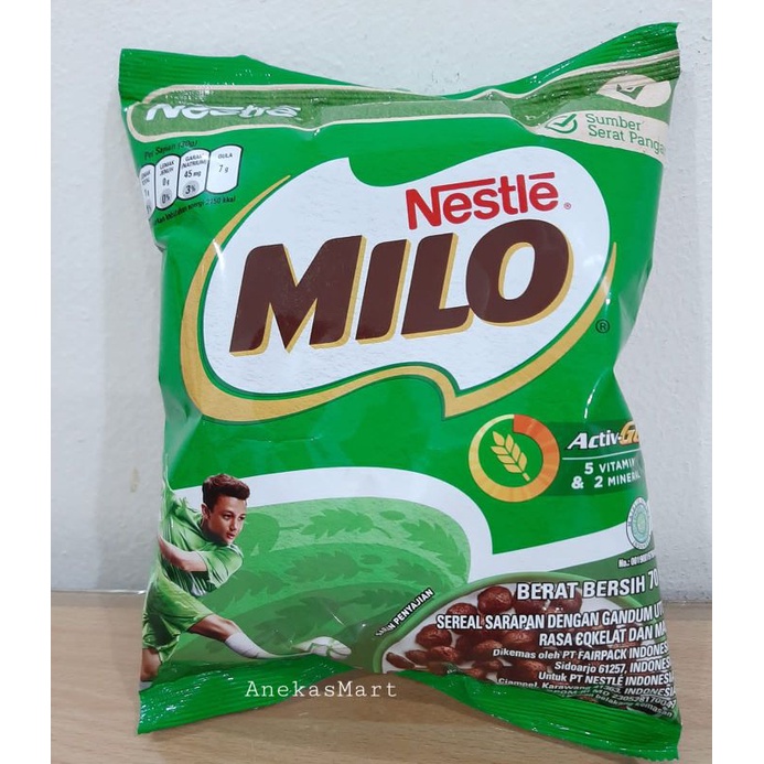 Jual Nestle Milo Cereal Pouch 70 gr | Shopee Indonesia